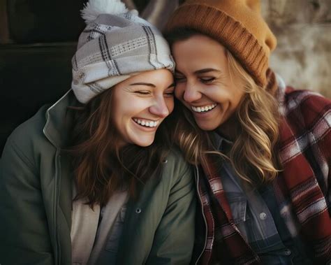 Premium Photo A Heartwarming Moment Of Friends Sharing A Secret