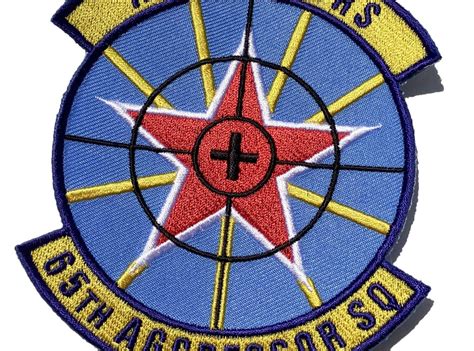 65th Aggressor Squadron Patch Sew On Squadron Nostalgia