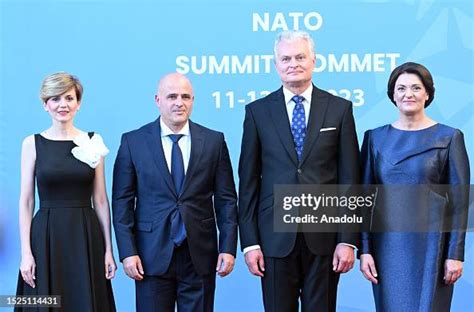 Prime Minister Of North Macedonia Dimitar Kovacevski And His Wife News Photo Getty Images