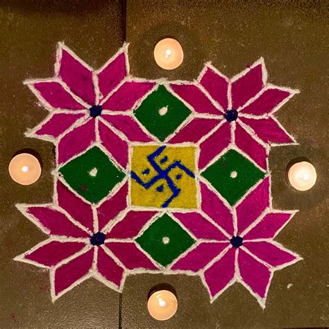 How To Draw Circle Rangoli