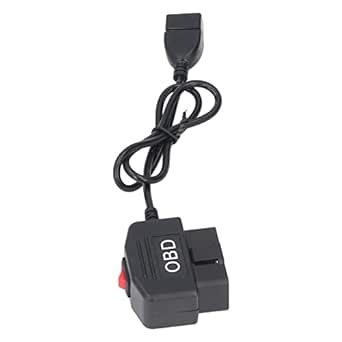 Amazon Com Estink OBD Power Cable Cm In OBD Power Adapter Cable With Switch Button Acc