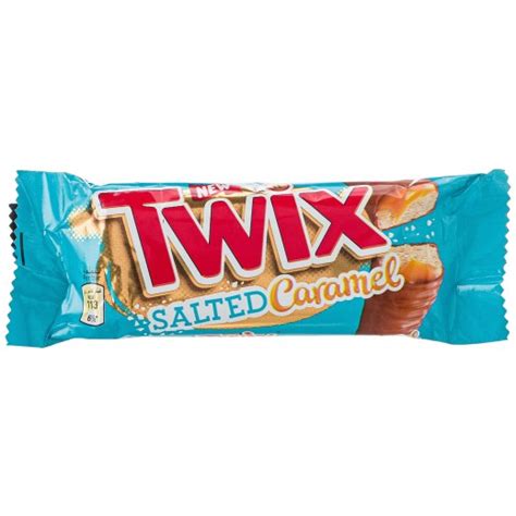 Buy Twix Twin Salted Caramel Chocolate Bar 50 G توصيل
