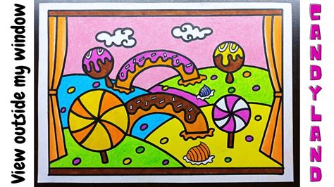 Candy Land Drawing Ideas At Craig Cox Blog