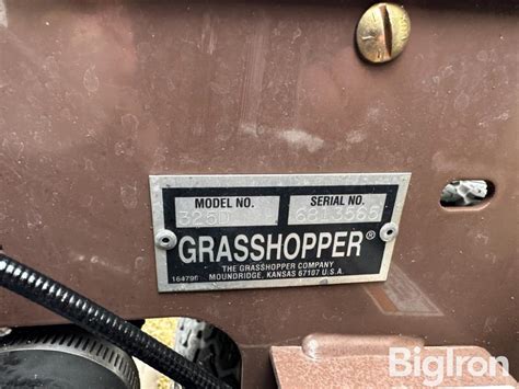 2018 Grasshopper 325d Zero Turn Riding Lawn Mower Bigiron Auctions