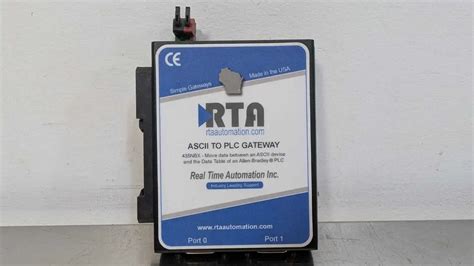 Rta Automation 435nbx Ascii To Plc Gateway To Allen Bradley Neo Surplus