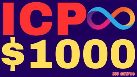 Internet Computer Icp May Go To A Price Of 100000 R