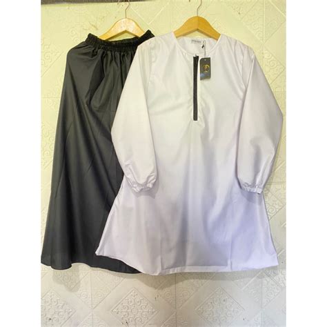 Jual Setelan Rok Hitam Putih Setelan Rok Asn Setelan Rok Pdh Shopee