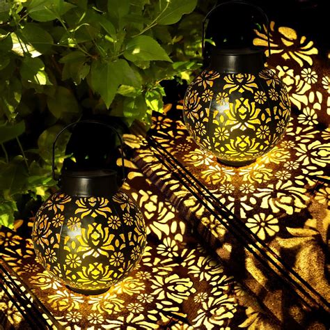Solar Lanterns Outdoor Waterproof 2 Pack Solar Philippines Ubuy