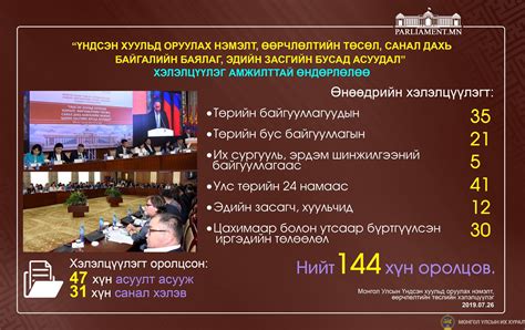 “Үндсэн хуульд оруулах нэмэлт өөрчлөлтийн төсөл санал дахь байгалийн