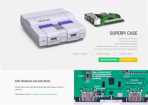 Retroflag SUPERPi Case U Case For Raspberry Pi 3 2B 3B And B GearVita