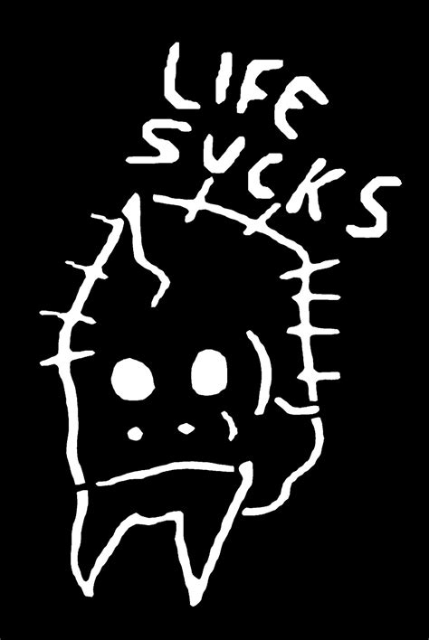 Gg Allin Life Sucks By Anarchostencilism On Deviantart