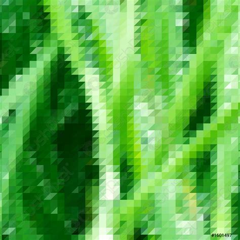 Grass Themed Background With Triangular Grid Stock Vector 1601497