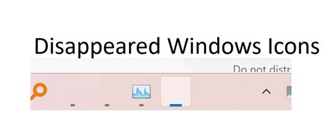 Windows Icons Disappeared From Taskbar Fixed