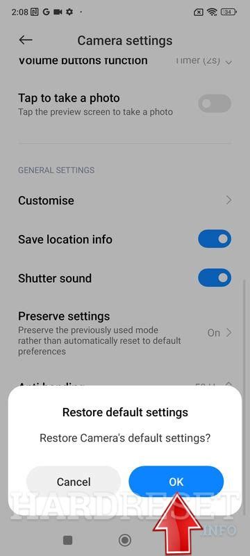 How To Reset XIAOMI Lite Camera HardReset Info