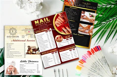 Top 20 Thiết Kế Bảng Giá Nails Spa Đẹp Ấn Tượng In Cực Nét