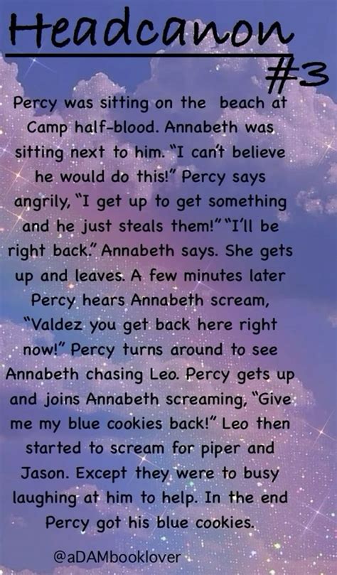 Percy Jackson Headcanon 3 In 2025 Percy Jackson Head Canon Percy