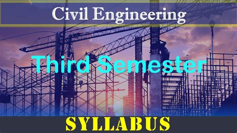Syllabus B Tech Civil Third Semester Building Planning And Architecture