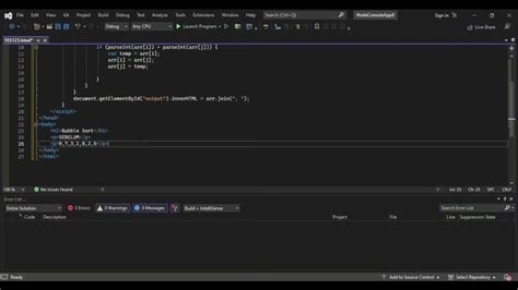 Bubble Sort Youtube