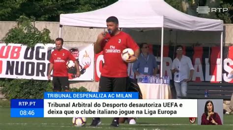Ac Milan Já Pode Jogar Nas Competições Europeias