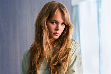 Wallpaper Face Women Model Blonde Depth Of Field Long Hair