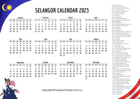 Public Holiday Selangor Schedule Jilly Marlene