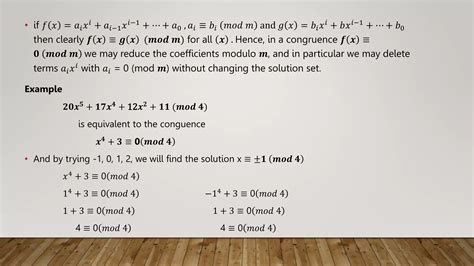 Polynomial Congruence With Prime Modulipptx