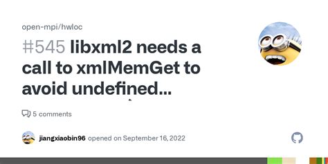 libxml2 needs a call to xmlmemget to avoid undefined reference to