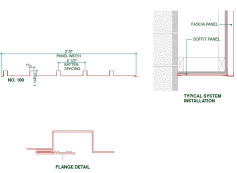 Soffit Panel 100 Cheney Flashing