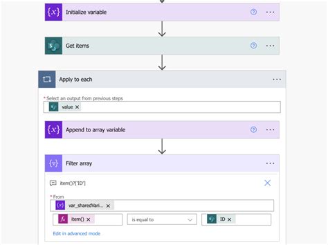 Using Variable In A Parallel Loop In Power Automate Flow