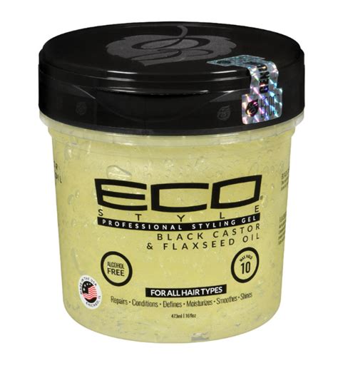 Eco Style Black Castor And Flaxseed Oil Labelle Braids And Beauty Supply