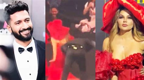 Vicky Kaushal Almost Falls As He Grooves Sheila Ki Jawani With Rakhi