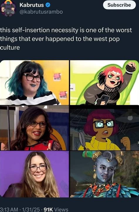 Kabrutus Subscribe This Self Insertion Necessity Is One Of The Worst