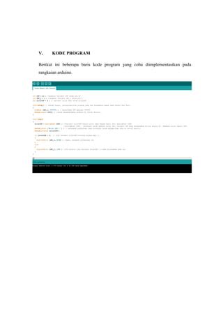 Tugas Embedded System Membuat Lampu Led Dengan Arduino Uno Pdf