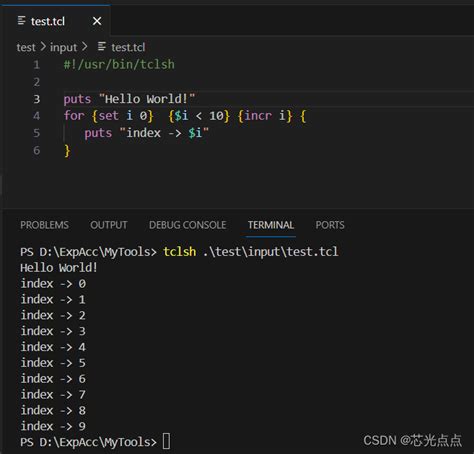 基于 Vscode 搭建 Tcl 环境 Csdn博客