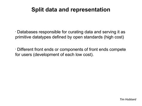 Standardization And Integration Of Molecular Biology Information With Das Ppt