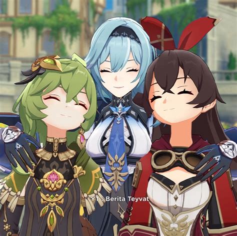 Berita Teyvat On Twitter Eula Amber Collei Amber Collei Eula Genshinimpact Genshin