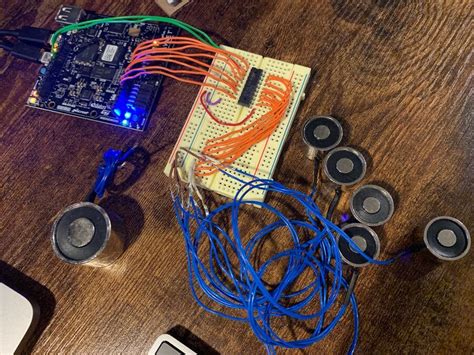 Driving Electromagnets With The Minized — Knitronics