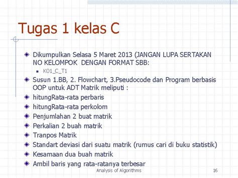 Kuliah 1 2 Algoritma Pseudocode Prosedure Dan Fungsi
