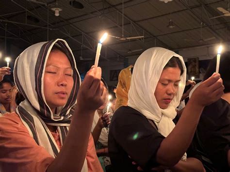 Arunachal Youth Pray For Peace In Manipur Indian Catholic Matters