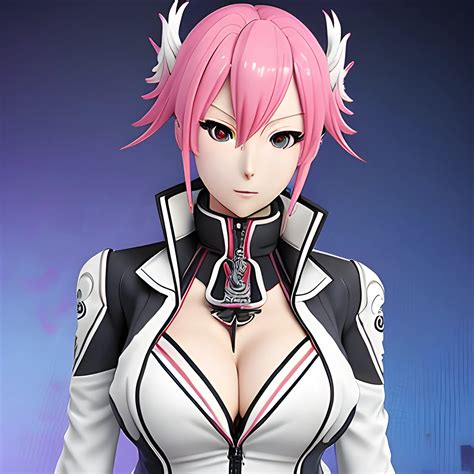 An Image Of Tendoji Sarah From Gunslinger Stratos Gamplay Wea