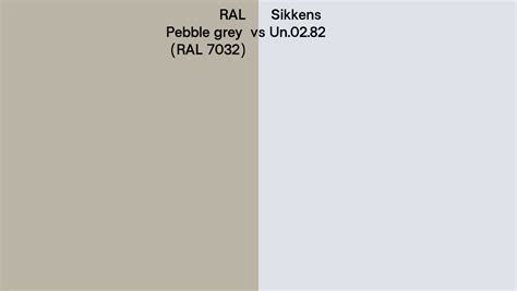 Ral Pebble Grey Ral 7032 Vs Sikkens Un0282 Side By Side Comparison