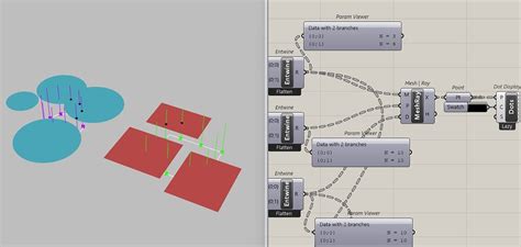 Data Tree Issue Mesh Ray Intersect With Multiple Meshes And Lines Grasshopper Mcneel Forum