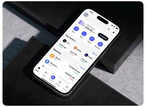 FinTech Crypto Wallet Mobile App UI UX Design Images Behance