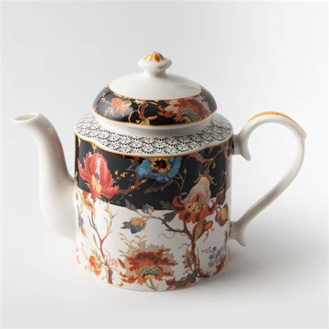 Jenna Clifford Midnight Bloom Tea Pot HomeStuff