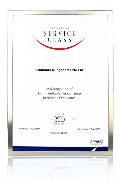 Service Class Spring Singapore The Craftmark Group Service Class Spring Singapore The Craftmark Group