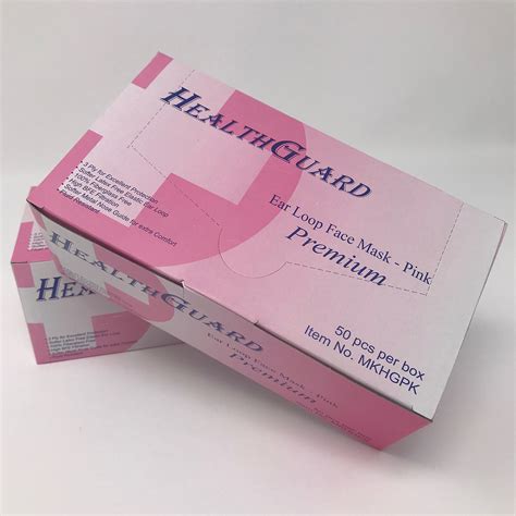 3 Ply Commercial Grade Dental Surgical Medical Disposable Earloop Face