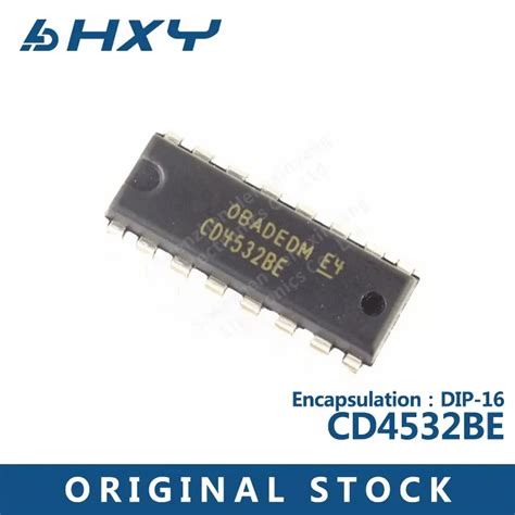 10pcs Cd4532be Dip 16 In Line 8 Bit Priority Encoder Chip