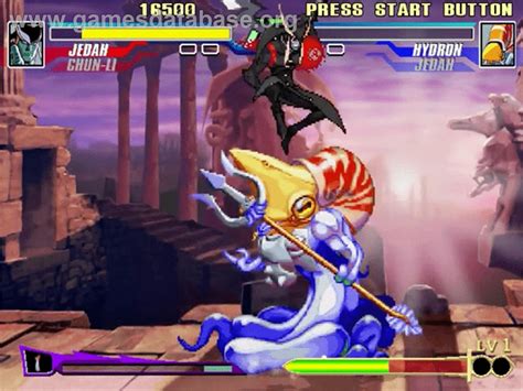 Capcom Fighting Evolution Sony Playstation 2 Artwork In Game