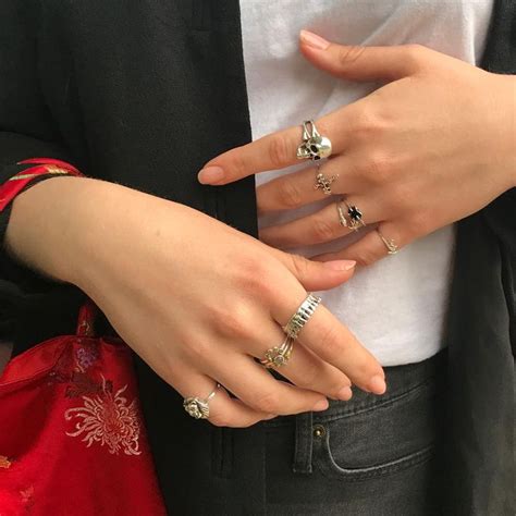 VM Babe Verameat Silver Rings Jewelry Silver