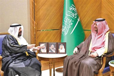 صباح الناصر يبحث تعزيز علاقات التعاون مع السعودية بكل المجالات جريدة